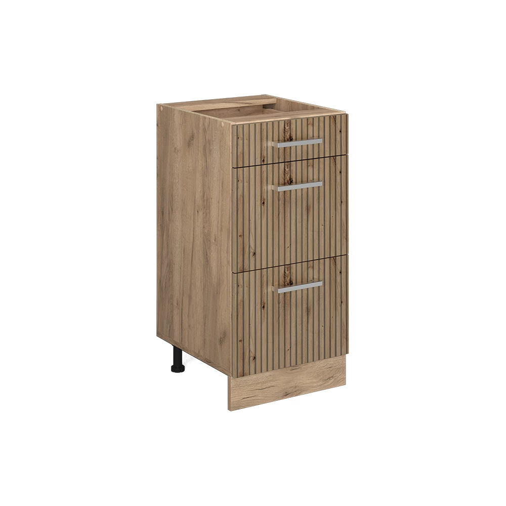 Kitchen base cabinet R-Line Artisan oak 40 cm with drawers, without ...