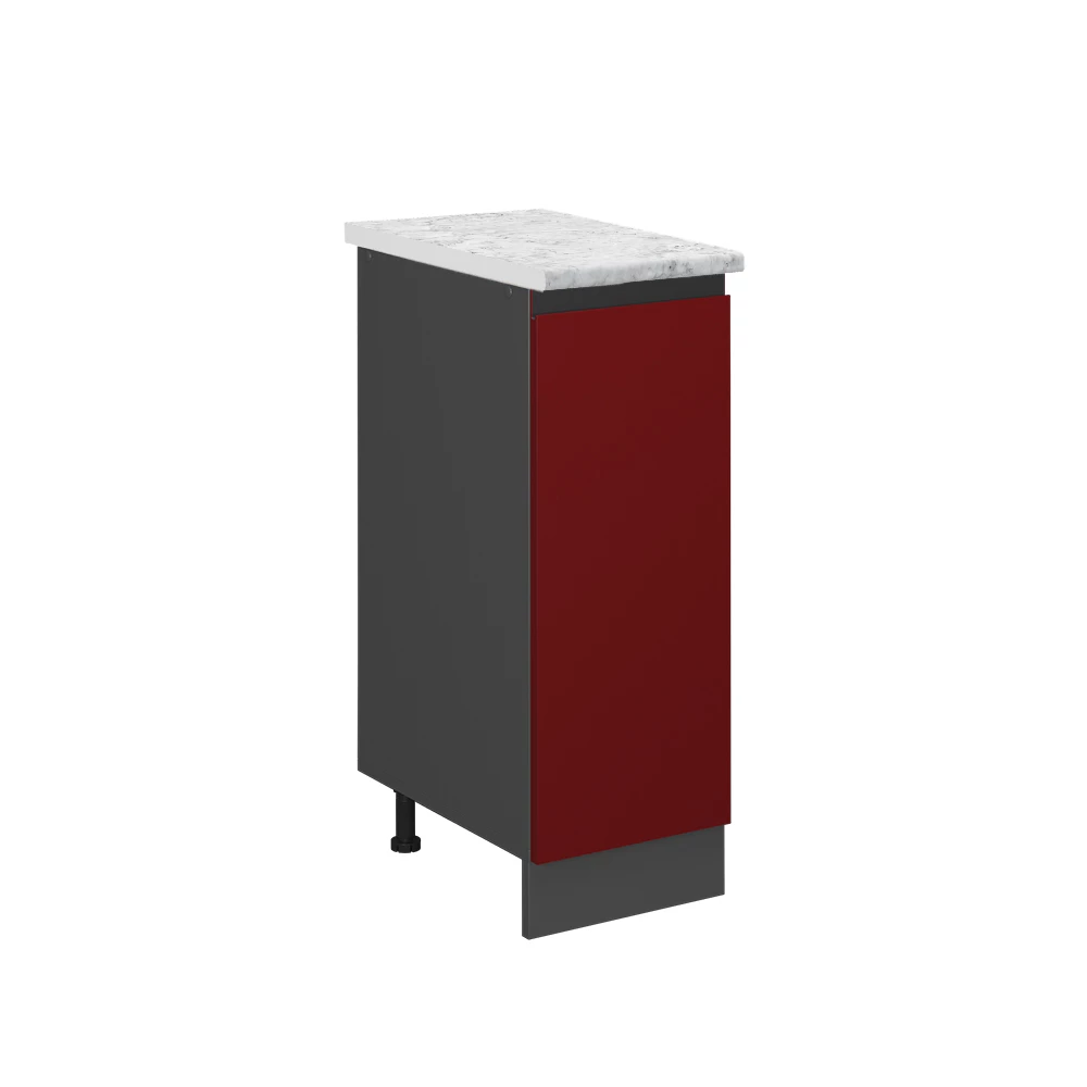 Vicco Meuble de cuisine Rouge 30cm PT Marbre, R-Line | Rouge | Meuble ...