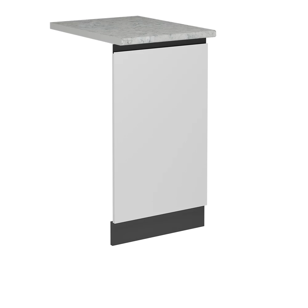 Vicco Dishwasher front panel "R-Line", White, 45 cm , WT Marble | White ...