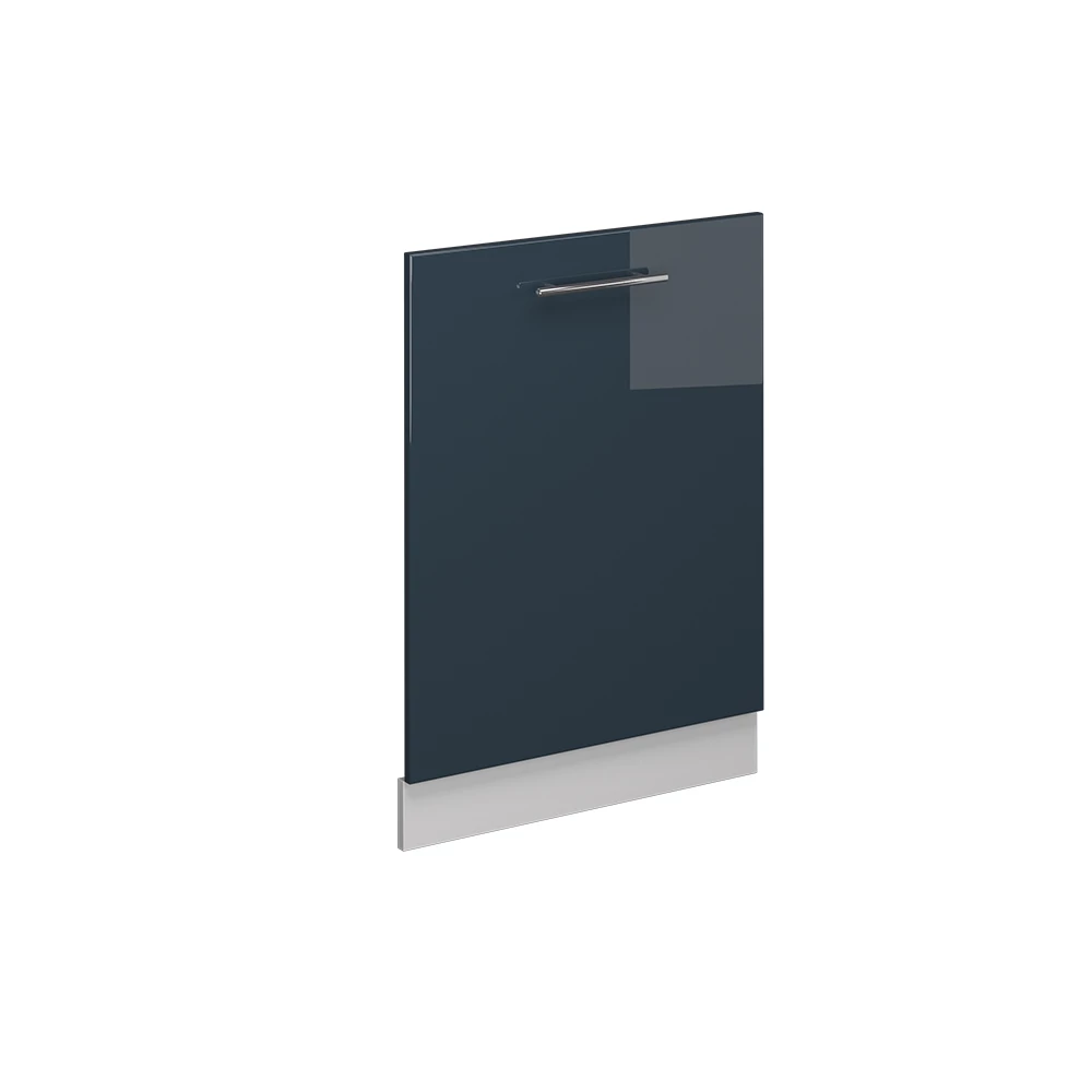 Vicco Dishwasher front panel "Fame-Line", Dark blue high gloss, 60 cm ...