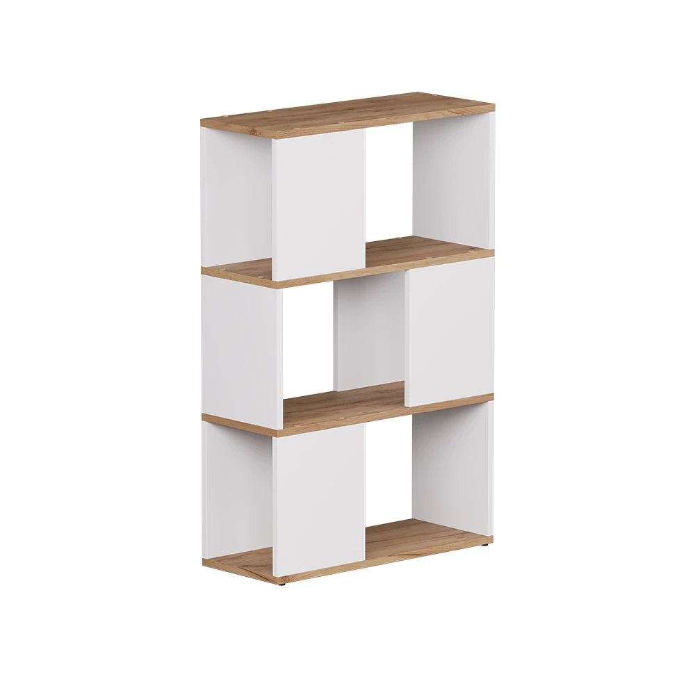 Vicco Raumteiler Weiß/Goldkraft Eiche 60 x 94 cm, Eneos | 406673150531913