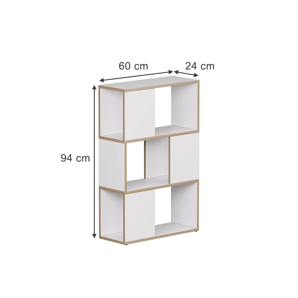 Vicco Rumdeler Hvid/eg 60 x 94 cm, Eneos | 406673150534001
